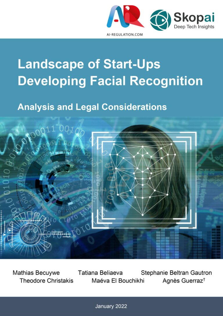 Landscape of Start-Ups Developing Facial Recognition : Analysis and ...