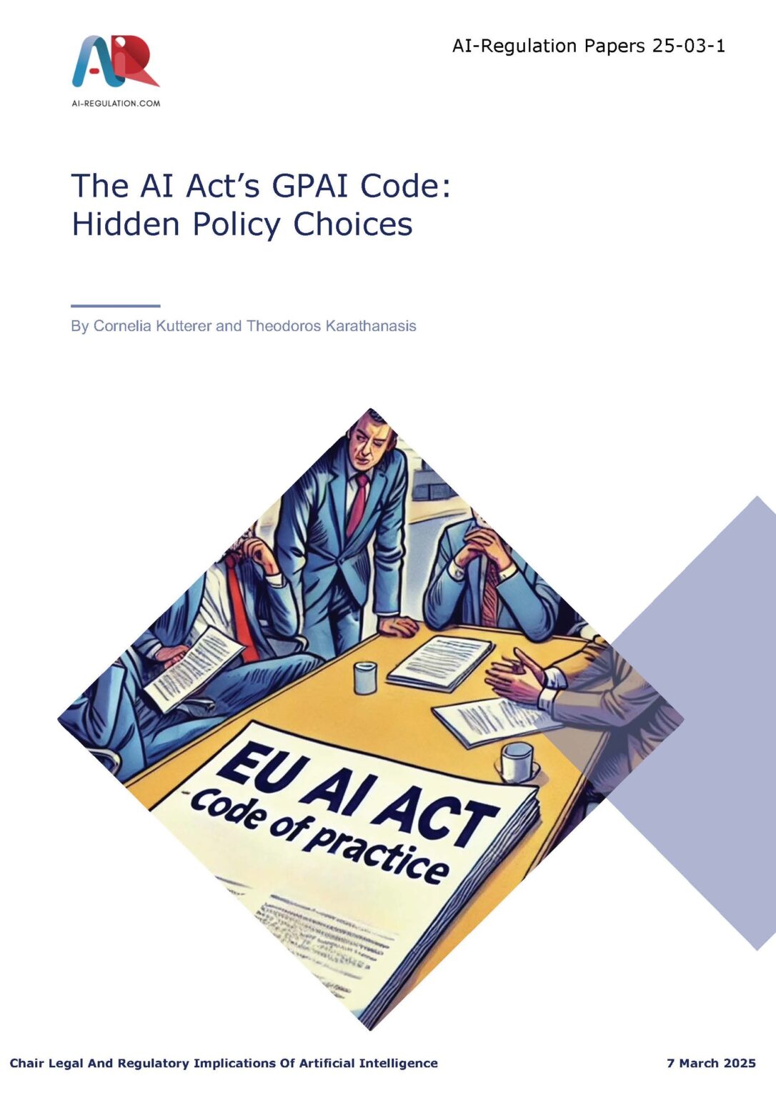 The AI Act’s GPAI Code: Hidden Policy Choices - MIAI