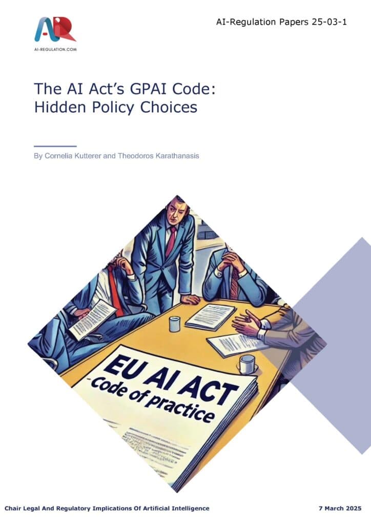 The AI Act’s GPAI Code: Hidden Policy Choices - MIAI