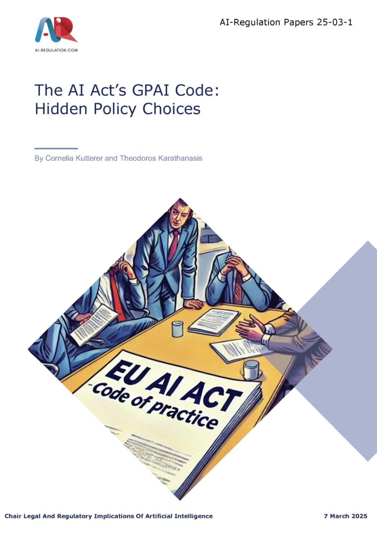 The AI Act’s GPAI Code: Hidden Policy Choices - MIAI